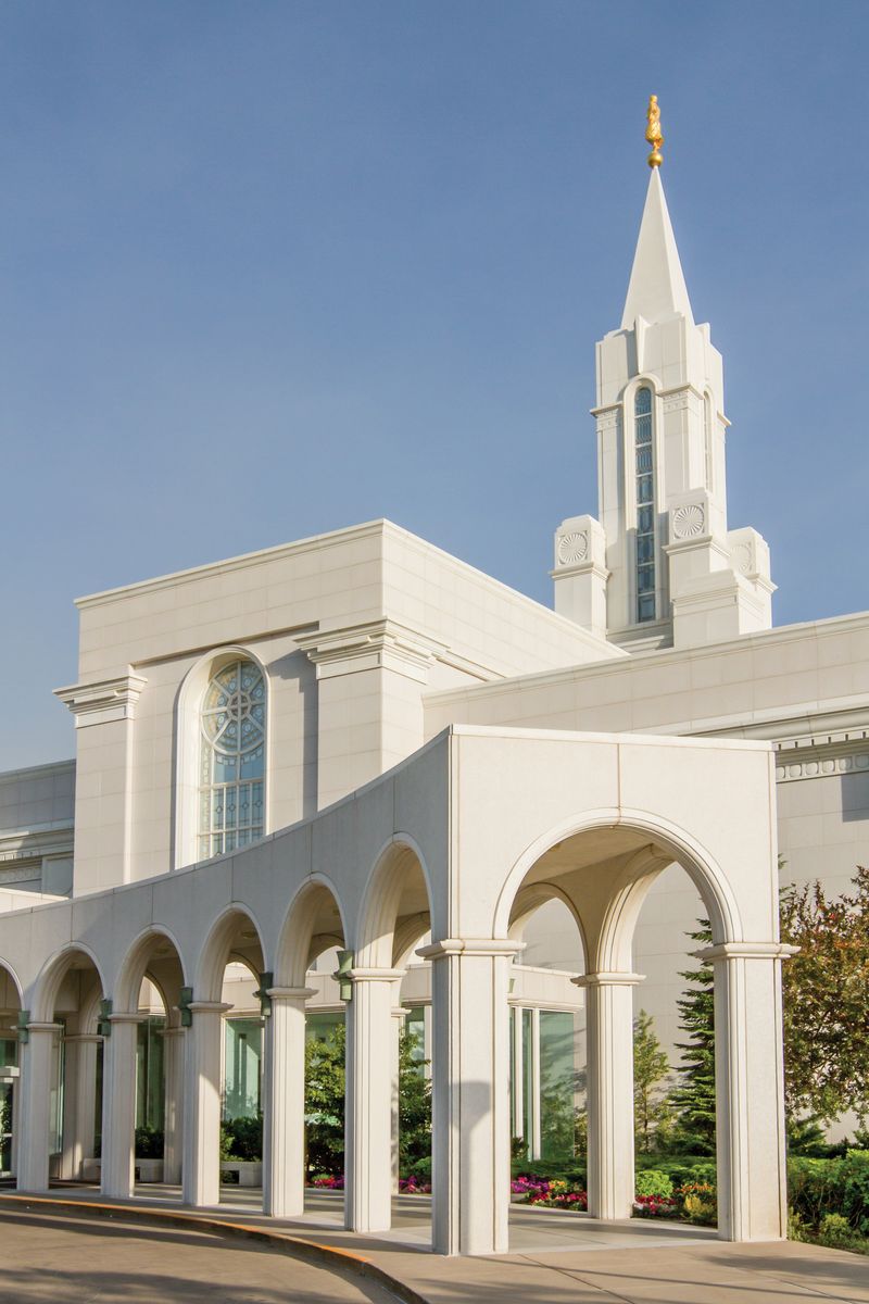The Entrance to the Bountiful Utah Temple