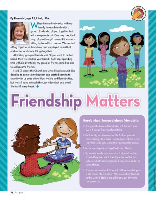 Friendship Matters