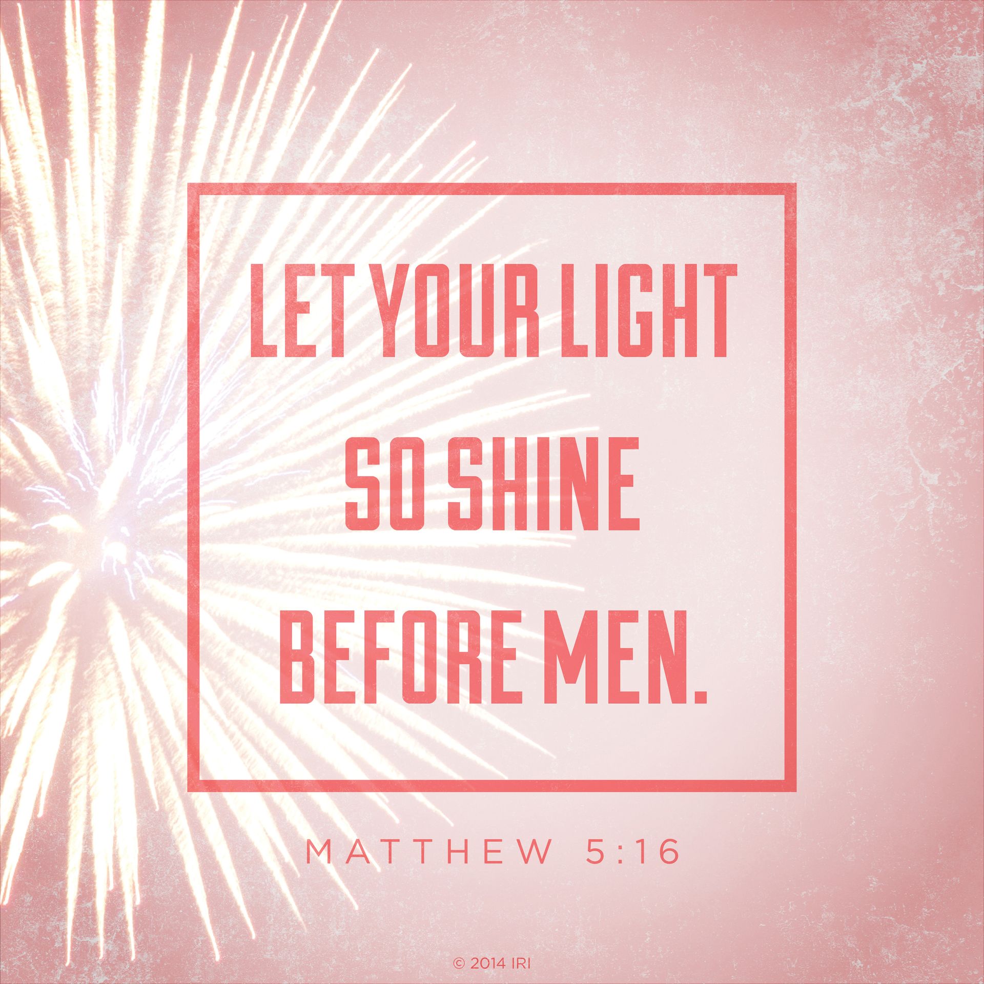 Let Your Light Shine