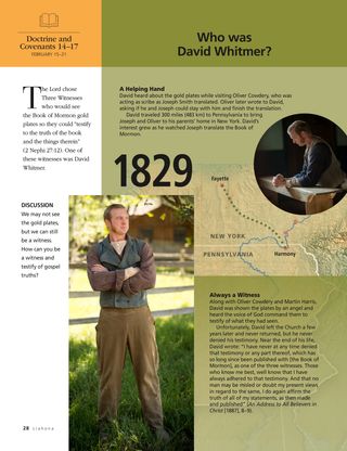 Who was David Whitmer?