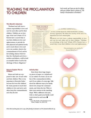 Teaching the Proclamation to Children