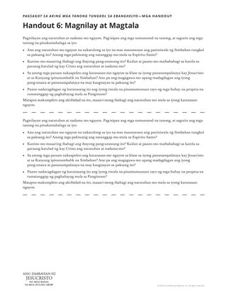 Handout 6: Magnilay at Magtala