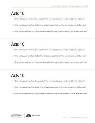 Lesson 89: Acts 10–11